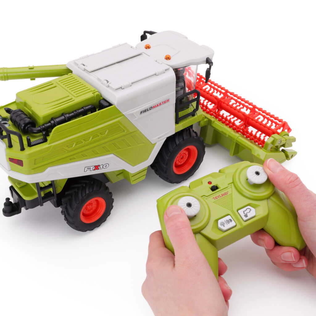 Toyland® 31cm (12") Remote Control Combine Harvester With Lights, Sound ...