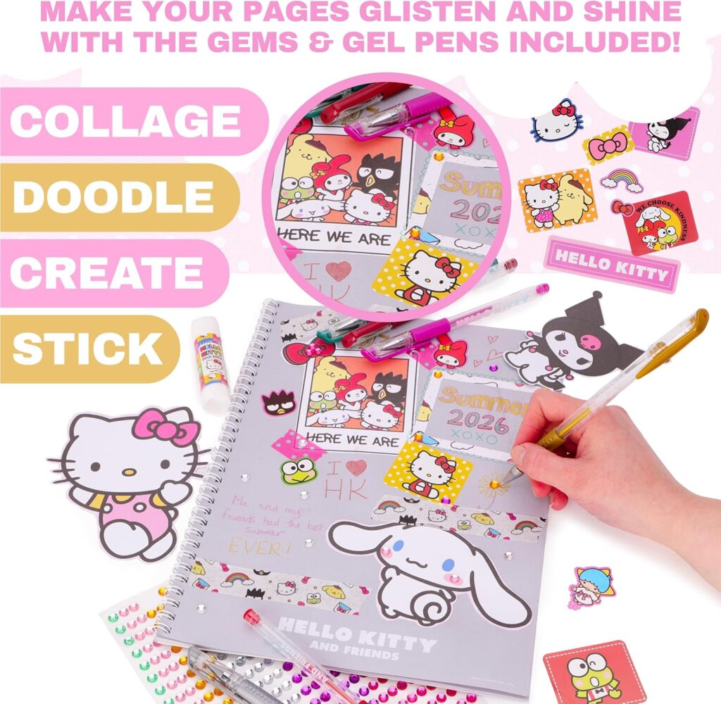 Toyland® Hello Kitty Scrapbook Set - 520 Piece Creative Activity Kit ...